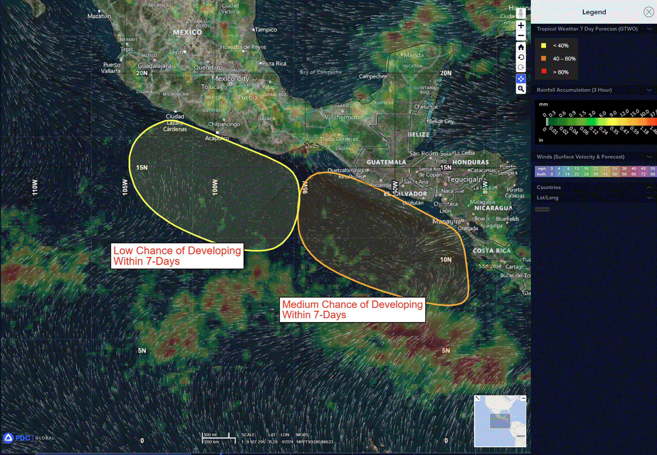 Retiring Tropical Cyclone 06W (Jangmi) / Tropical Cyclone 01E (Amanda ...