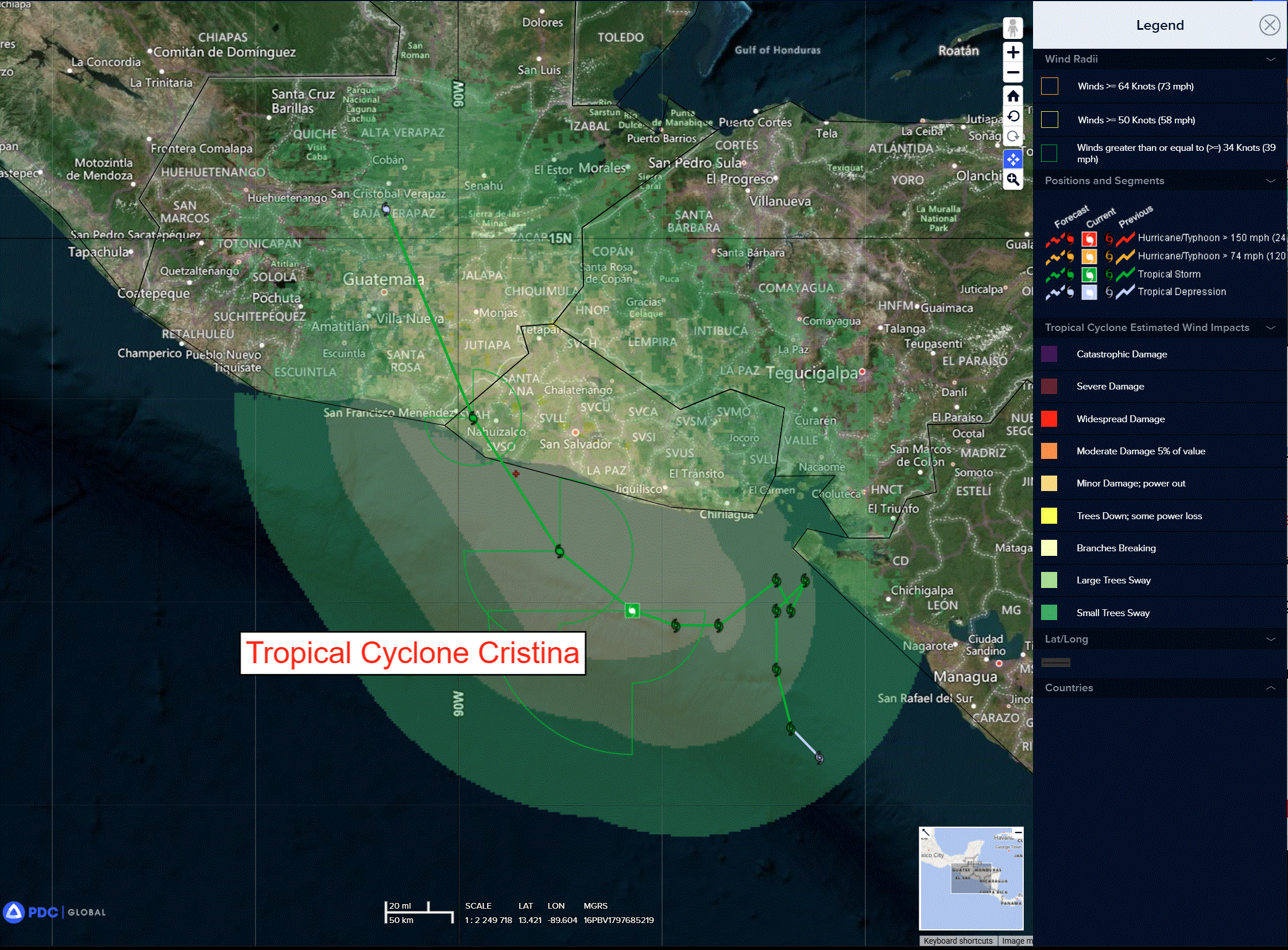 Tropical Cyclone 03E (Cristina) - Pacific | Pacific Disaster Center