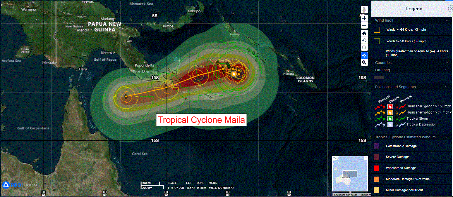 Tropical Cyclone 30P (Maila) / Tropical Cyclone 31P (Vaianu) - Pacific ...